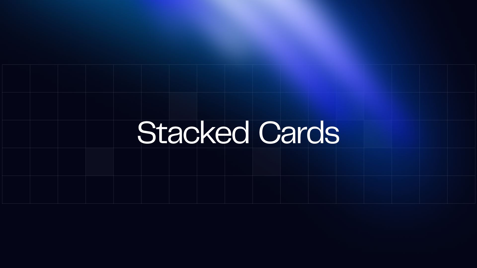 Stacked Cards | Esaú Morais Stacked Cards | Esaú Morais